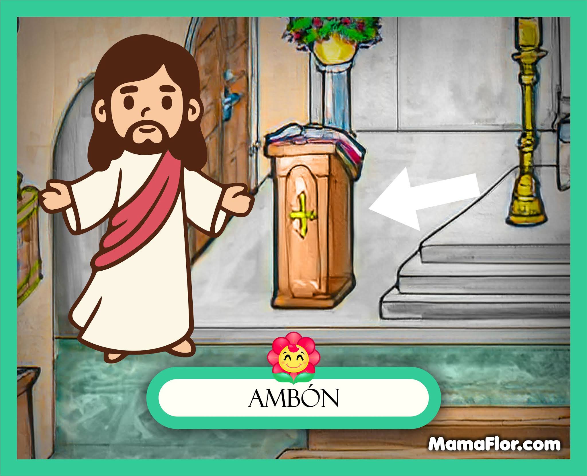 Blog del Profesorado de Religión Católica: Partes del templo - Dibujos ...