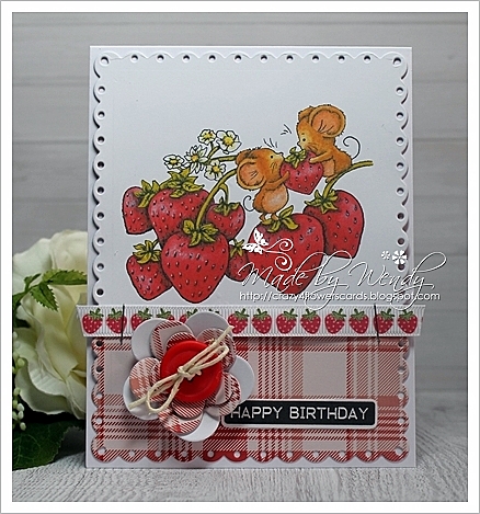 Crazy4flowers cards: Summer Fun..at Di's Digi Designs Challenge...