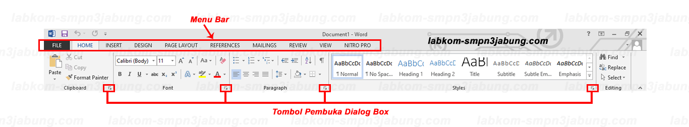 Bagian-Bagian dan Tampilan Microsoft Word Beserta Fungsinya | Lab Kom ...
