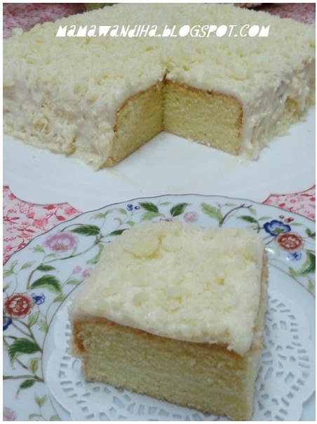 Dari Dapur MaDiHaA: Snow Cheese Cake / Kek Keju Bersalji