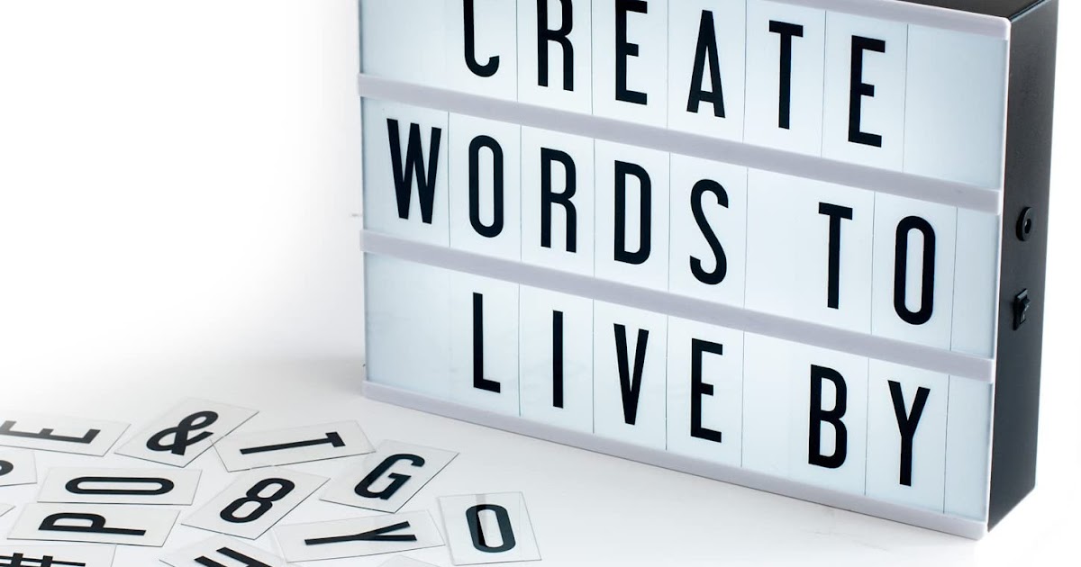 Light Box Letters ~ Thankyou Letter