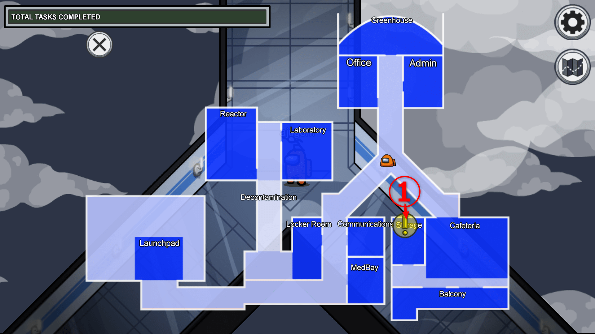 【Among us】マップ別タスクのクリア方法 図解付きで分かりやすく紹介 PC・スマホ・スイッチ対応【Mira HQ編】-ゲームカフェHangout