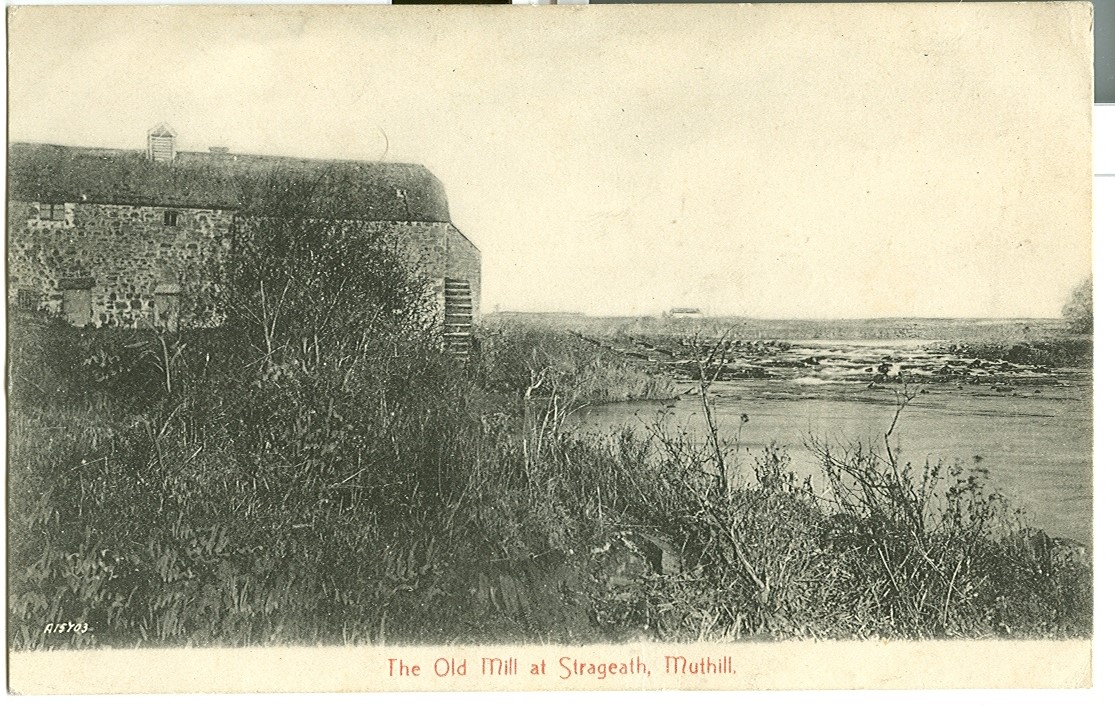 Strageath - a Roman camp- a holy well- St Patrick's Church and an old Mill