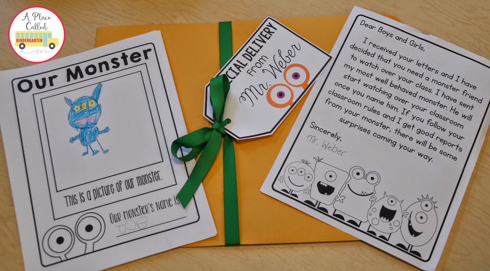 A Place Called Kindergarten: our classroom monster