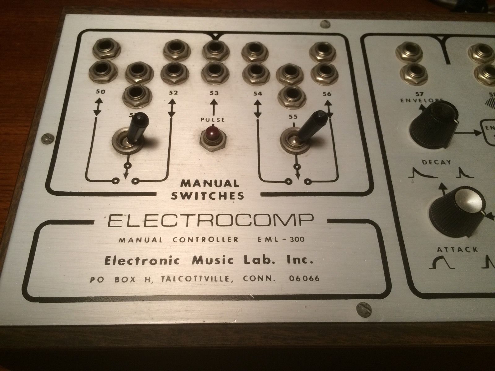 MATRIXSYNTH: Rare Electrocomp EML-300 Manual Controller