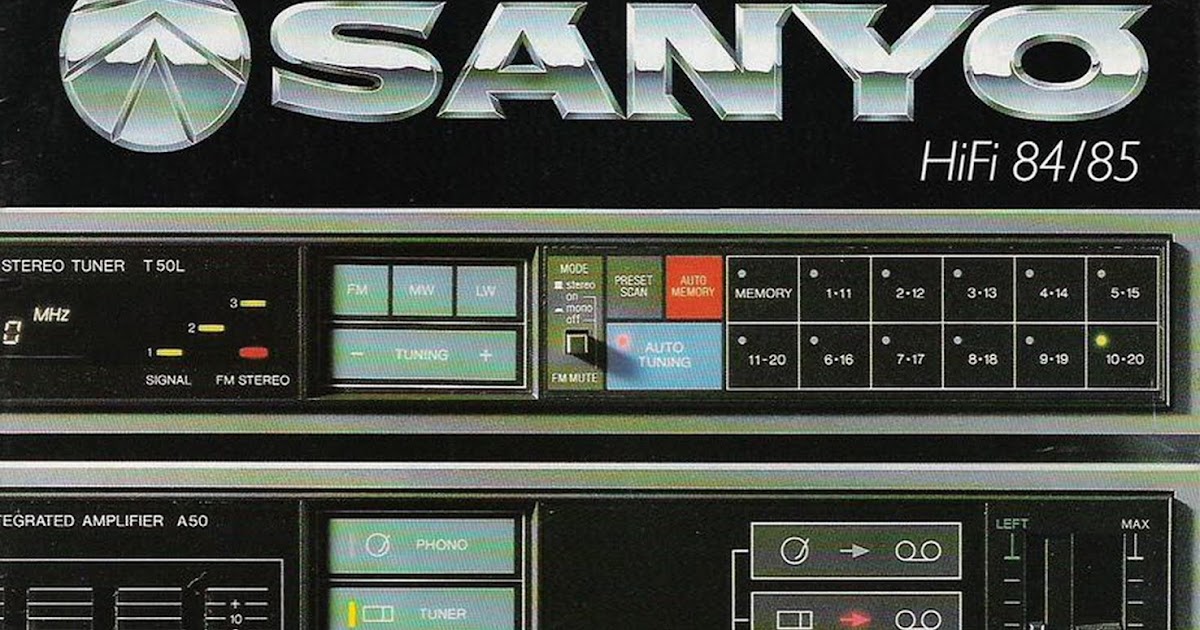 Vintage 70 80: Sanyo 06 - Catálogo 1984-1985