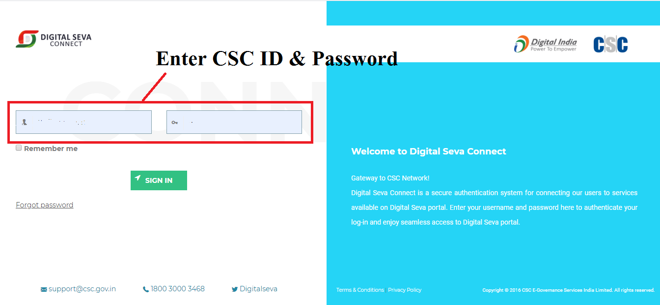 डिजिटल सेवा पोर्टल सीएससी ( CSC ) पोर्टलमध्ये लॉग इन कसे करावे? - CSC ...