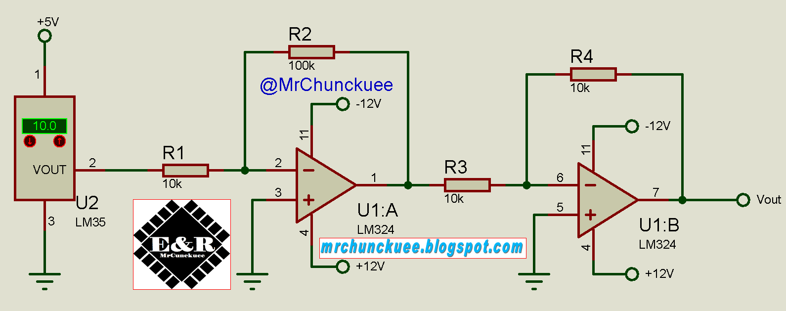 Acondicionador de señal para LM35