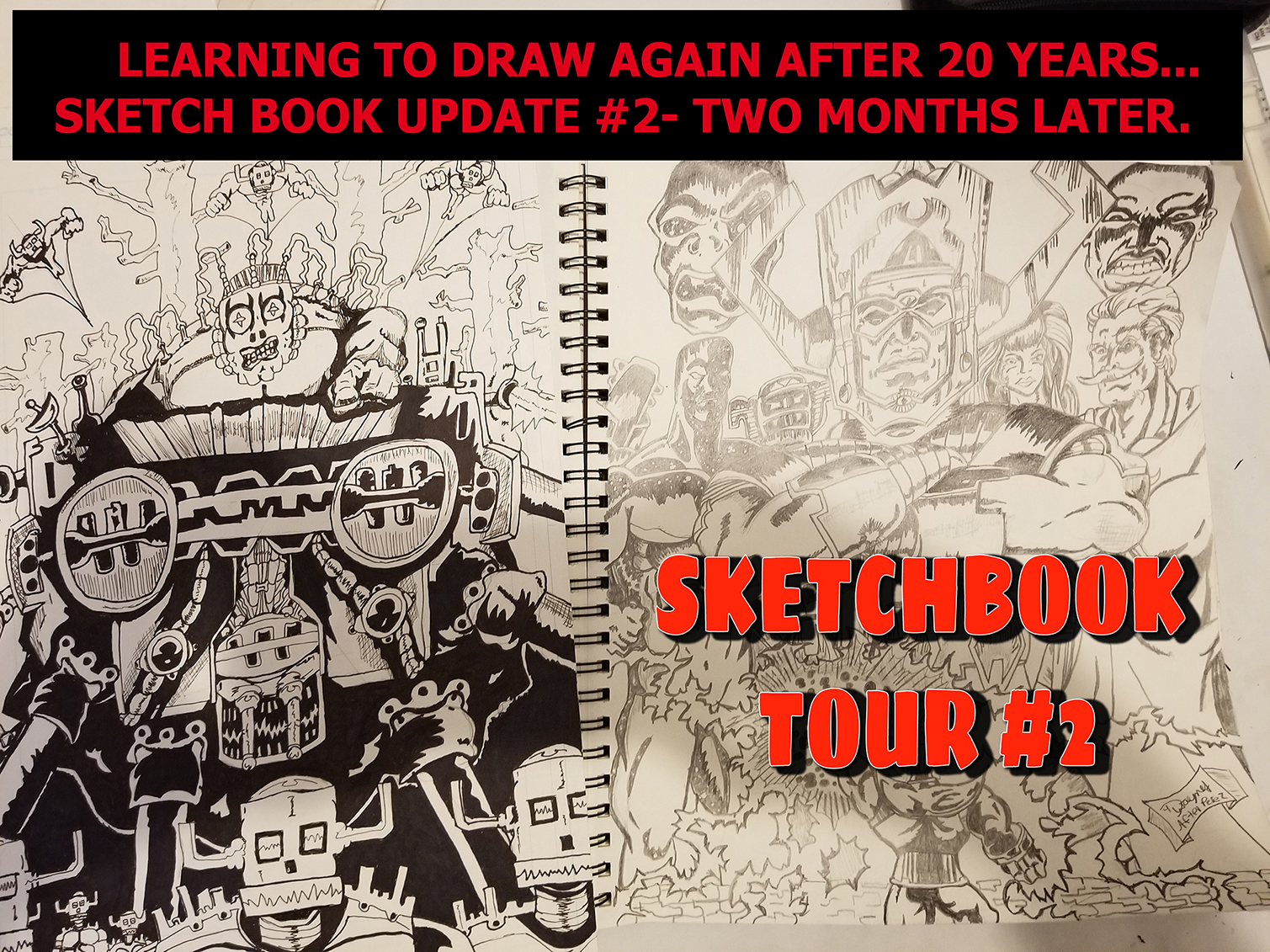 Learning to draw again after quitting 20 years ago: Sketchbook update ...