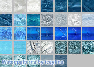 photoshop psd all: Water Patterns or Textures