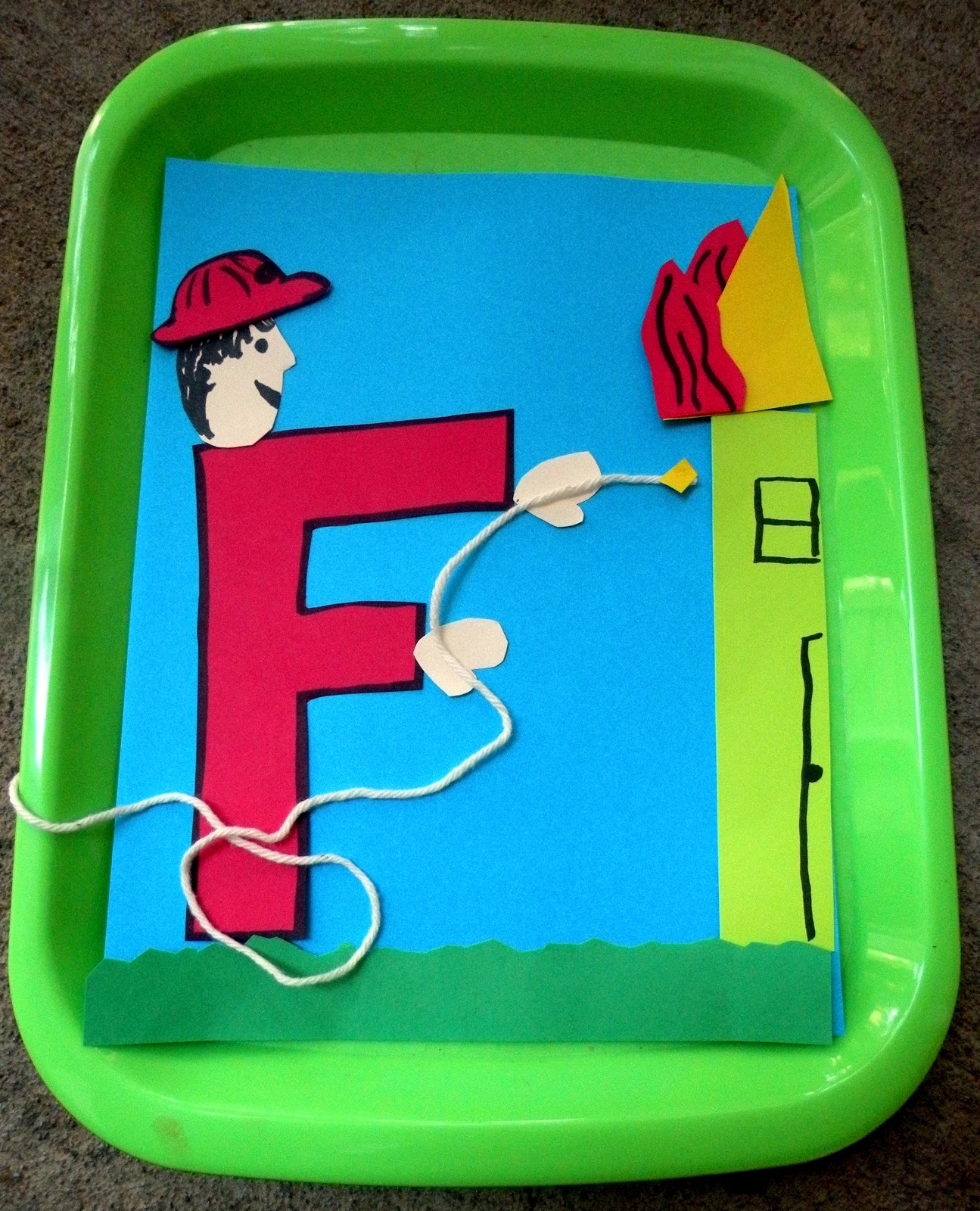 The Fantastic Five: F is for Firefighter Tot Trays