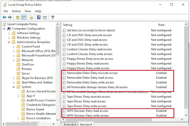 How to enable blocked USB/CD/DVD ROM Drives in Windows-10 ~ Last Protocol