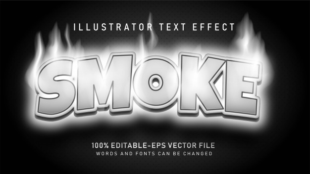 Smoke Effect Font - Collage Template Smoke Effect Font - Collage Template