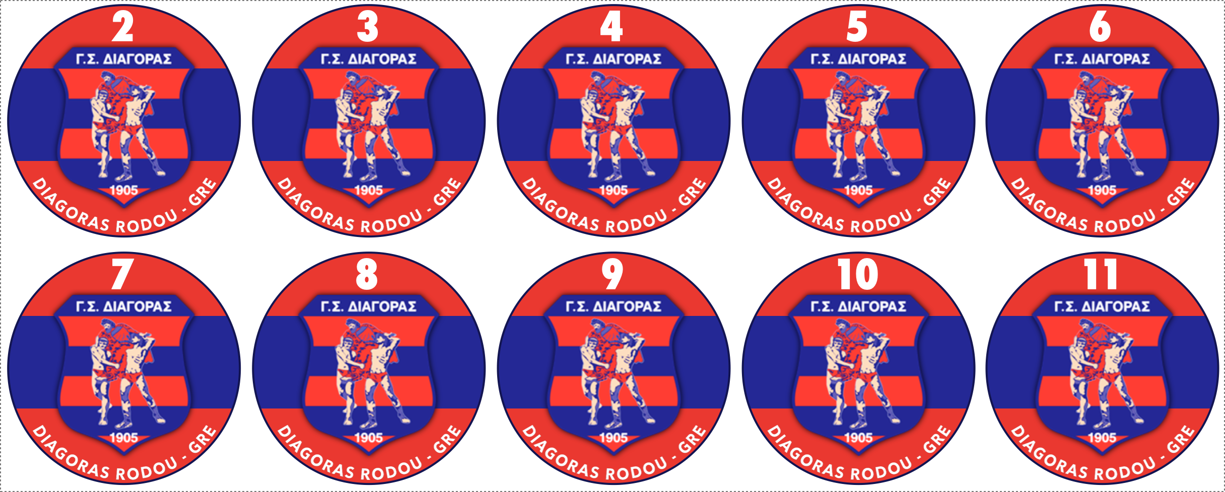 Mika - Escudinhos para Botões: GRÉCIA