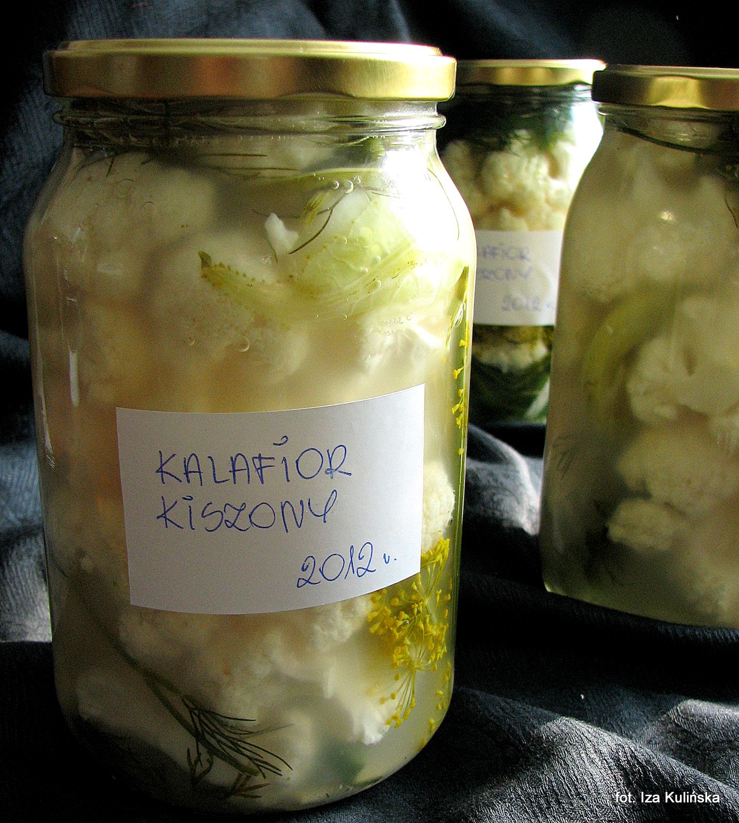 Kiszony kalafior | Smaczna Pyza