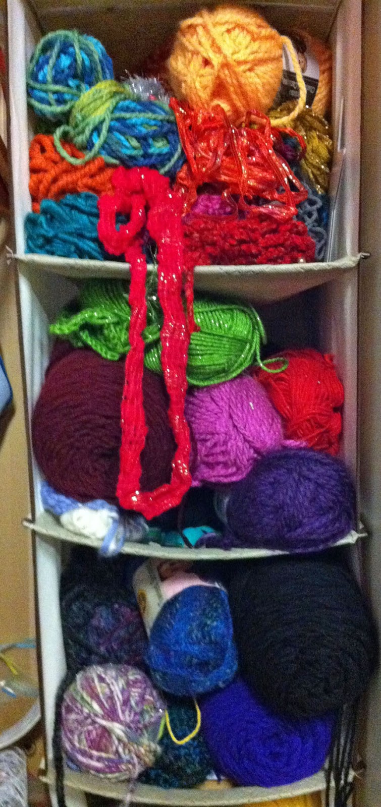 Crochet a Scrap Yarn Scarf - Crafty Chica