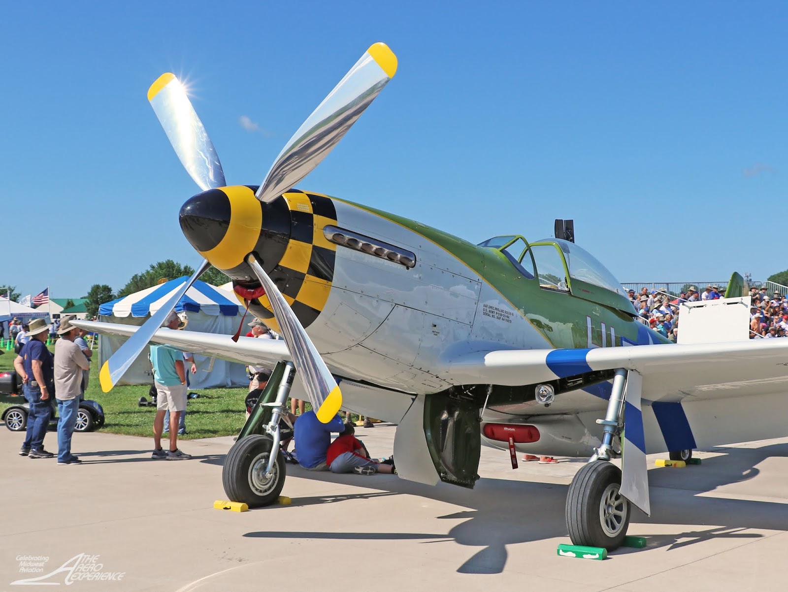The Aero Experience: EAA AirVenture Oshkosh 2019: Warbird Fighters - P-51 Mustang