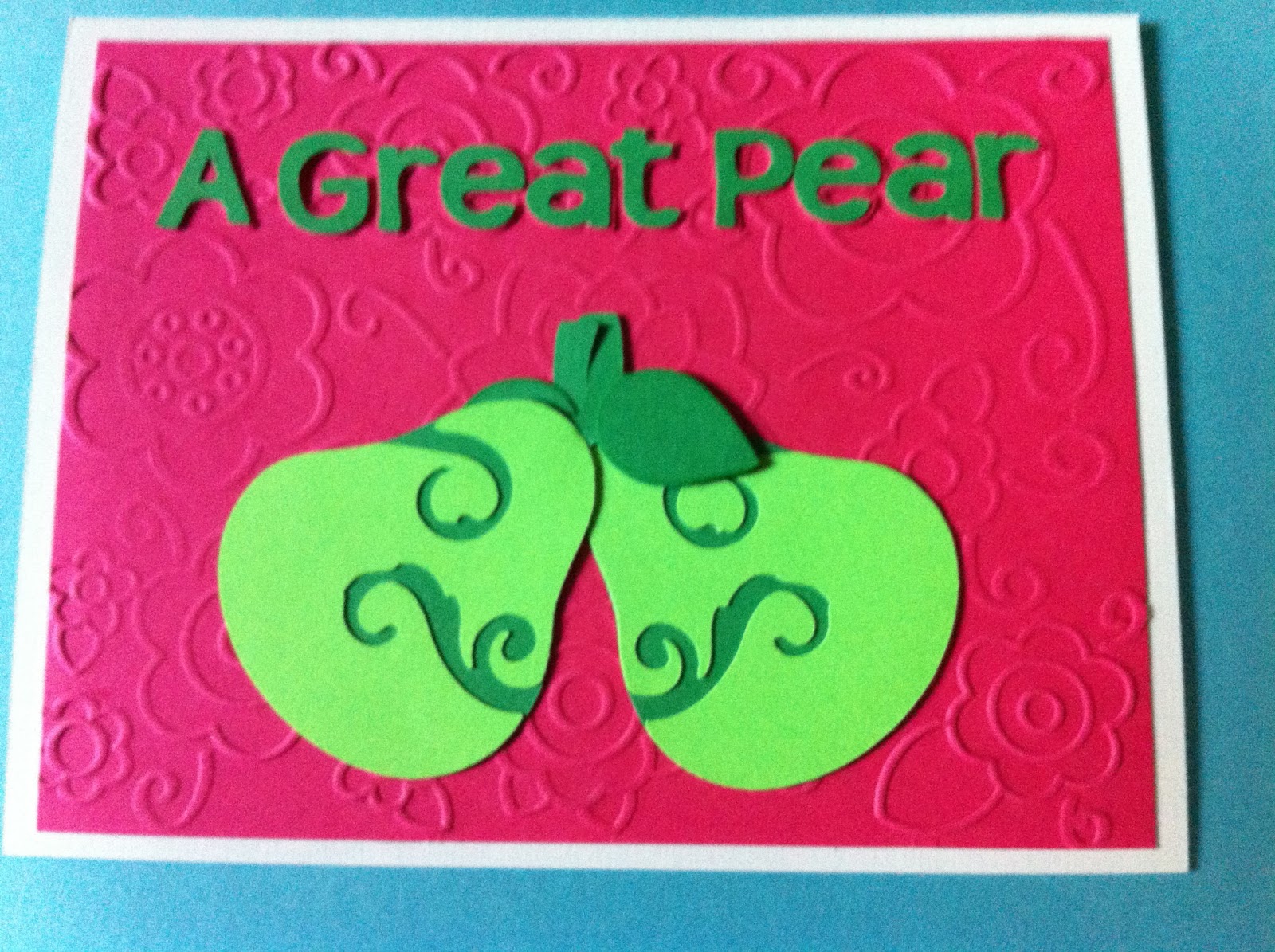 Two Early Birds: A Great Pear! Card