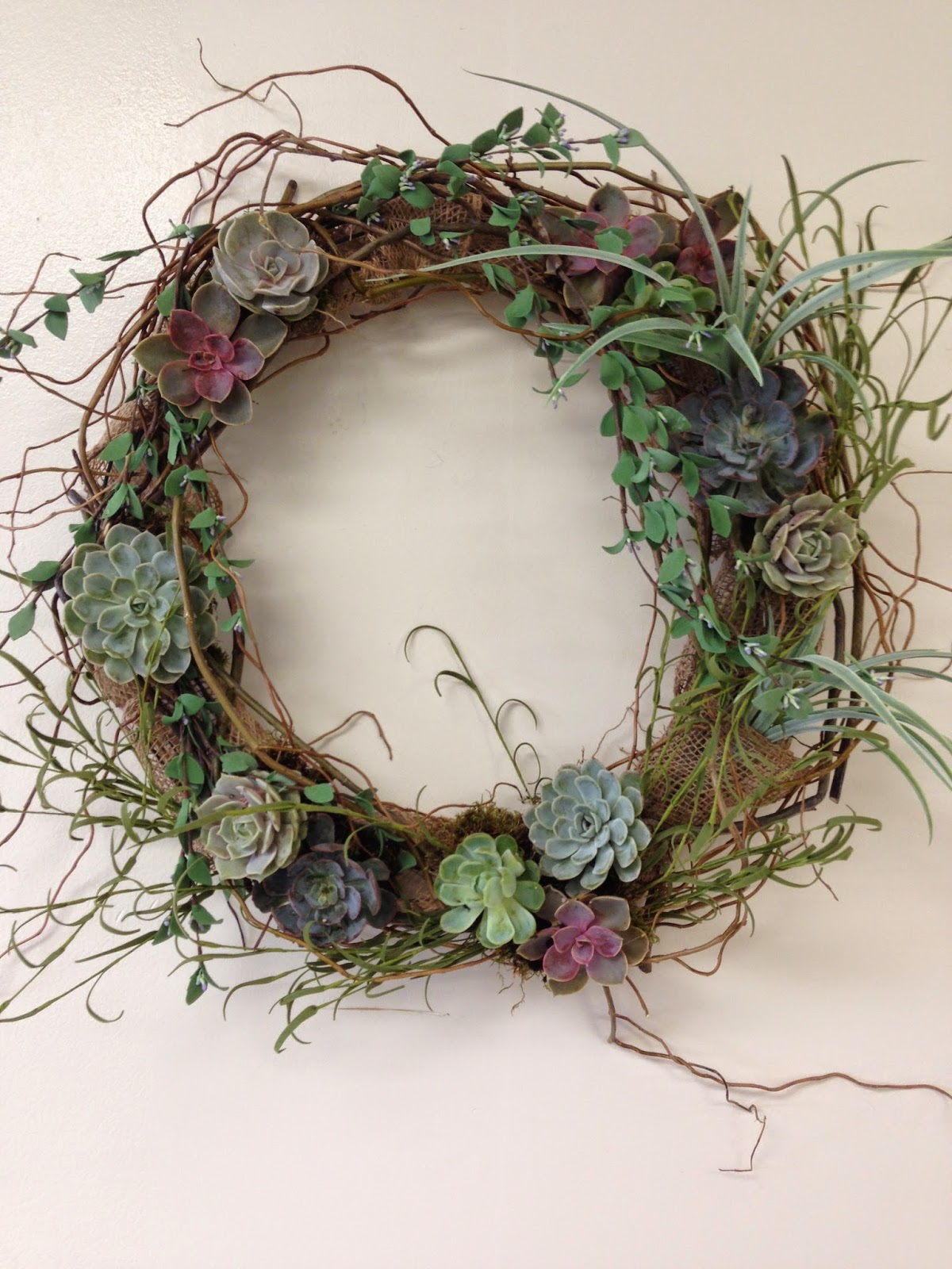 flower classroom: Spring & Summer Wreath class ~~Students Designs