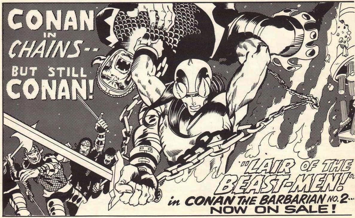 Cap'n's Comics: Conan In Chains--by Barry Smith