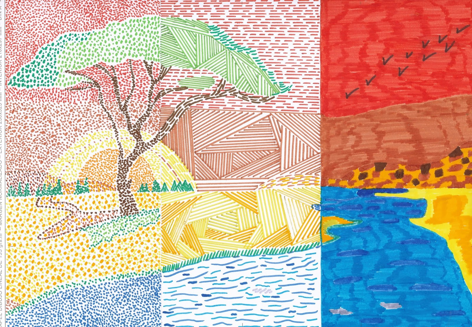 La Casa Cromática: Plástica 1º ESO. EJERCICIO Nº 34: LOS ELEMENTOS ...