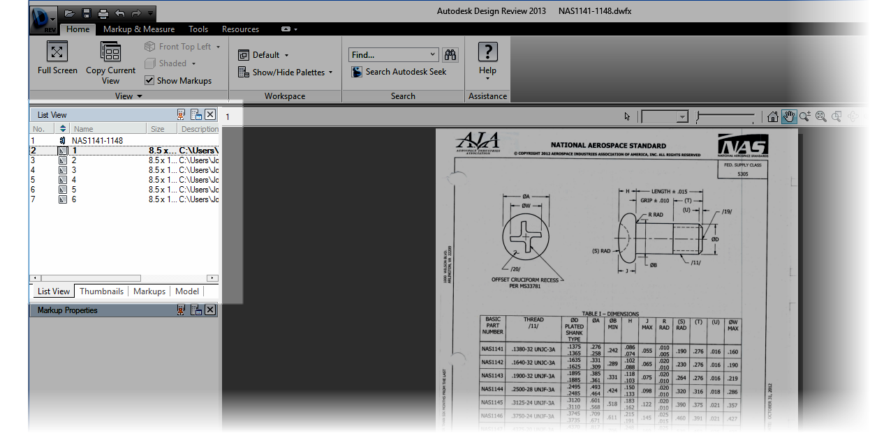 The DWF and PDF in one place!