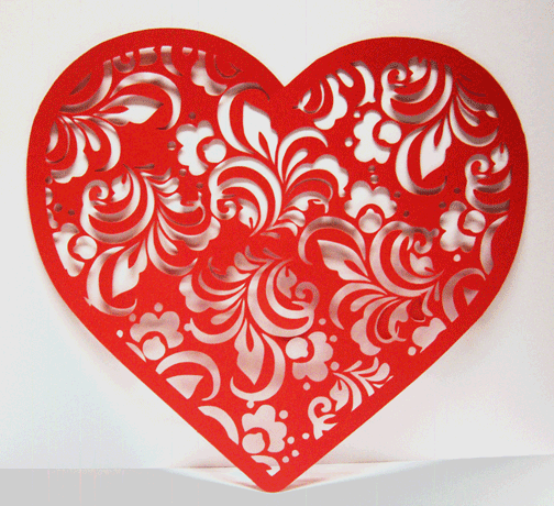 Paper Pulse Blog Spot: Valentine Lace Heart Freebies