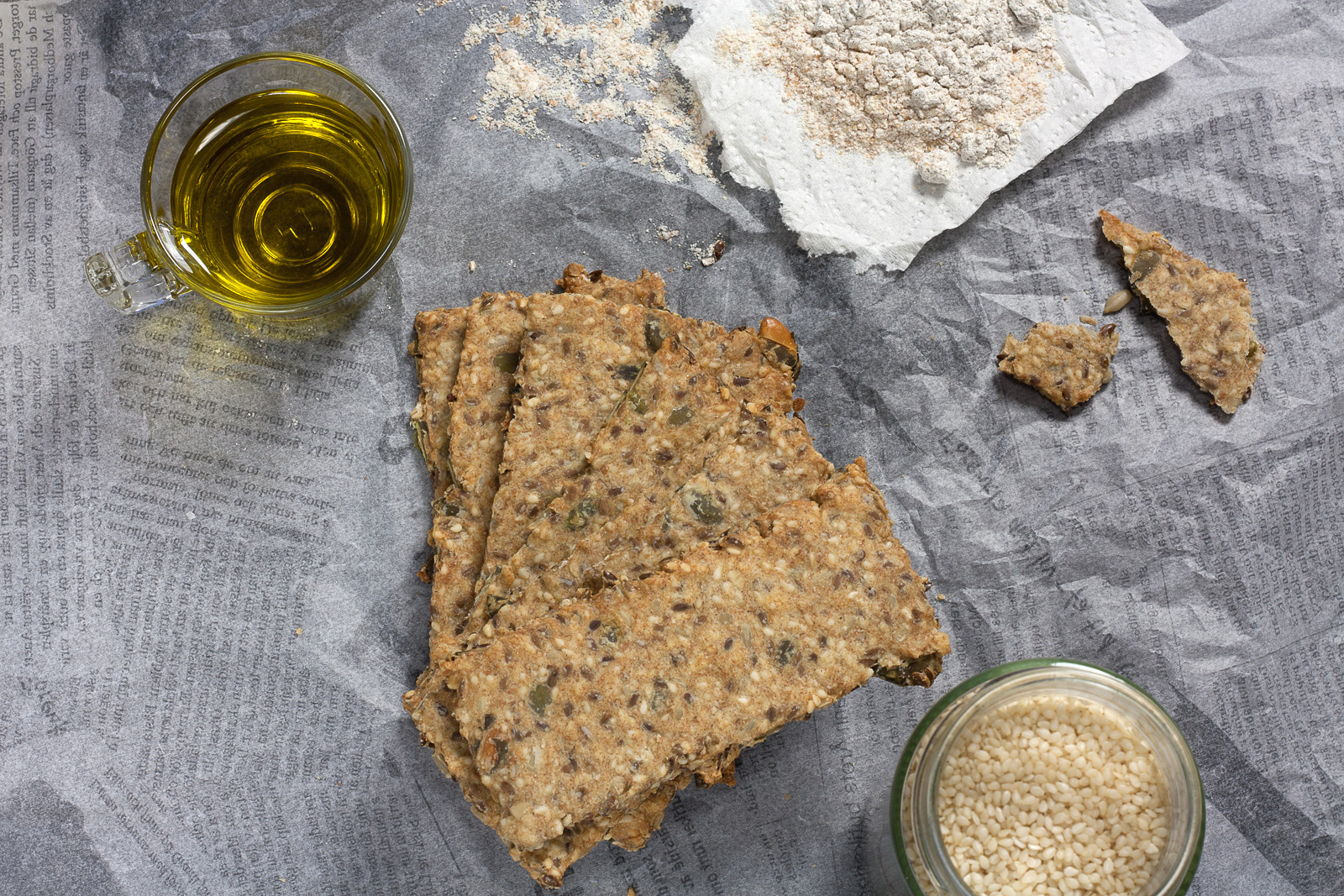 Slani krekeri sa sjemenkama | Na tanjiru