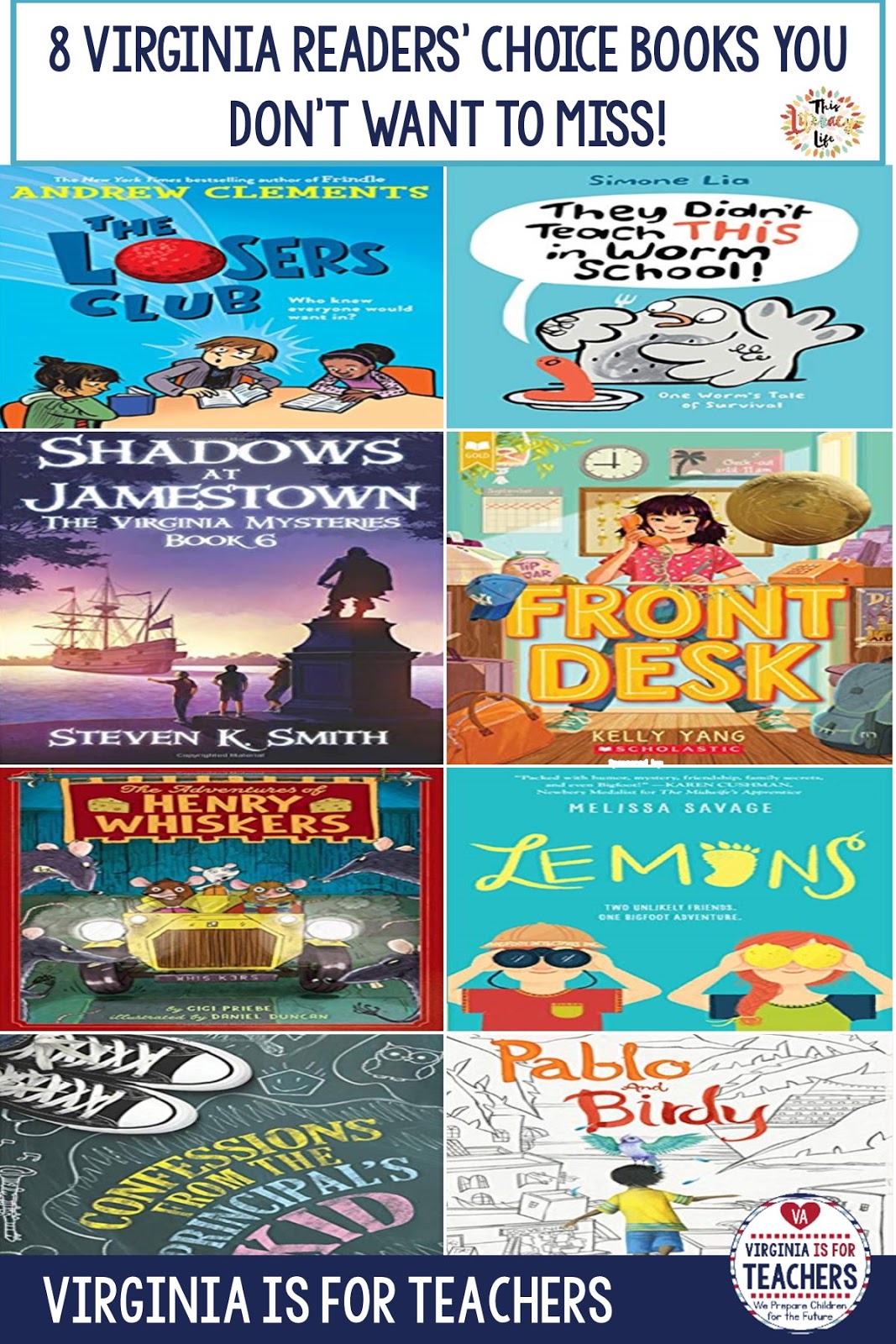 8 Elementary Virginia Readers' Choice Books You Don't Want to Miss ...