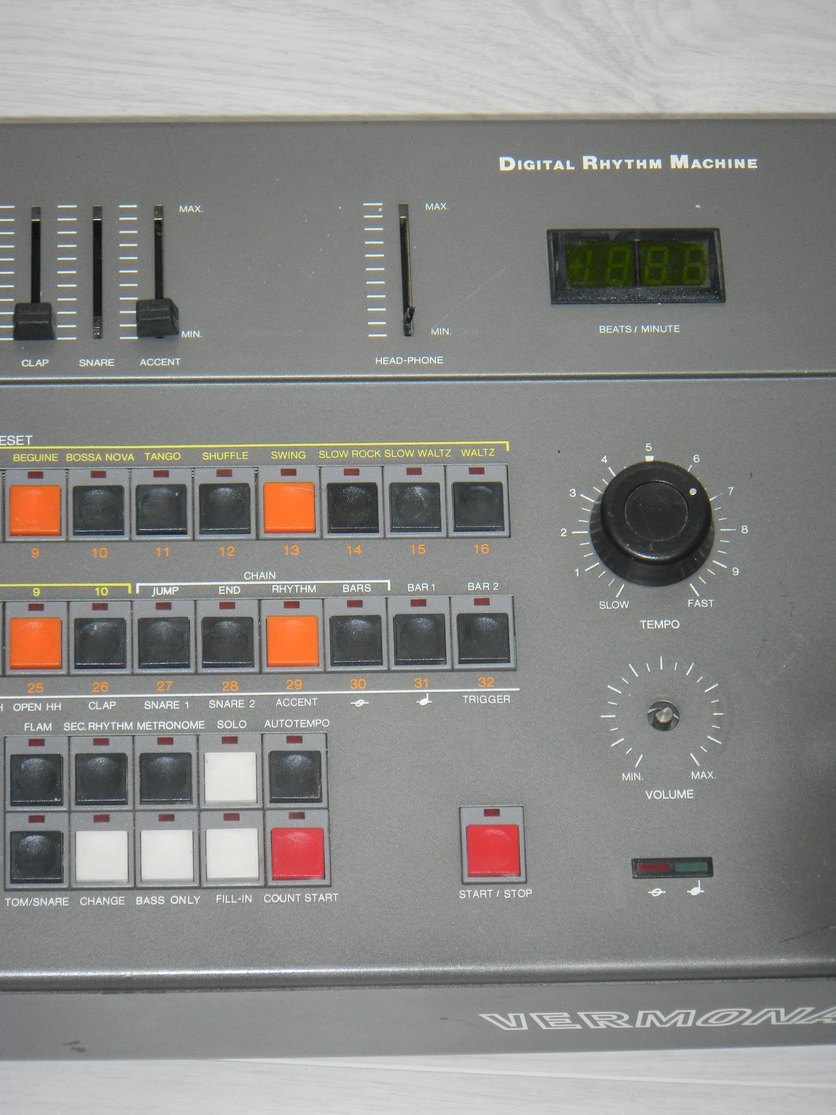 Infrequent Sound [sex.tex] technology: Vermona DRM (Digital Rhythm ...