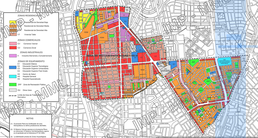 Es demasiada la actividad comercial en la zona residencial del distrito ...