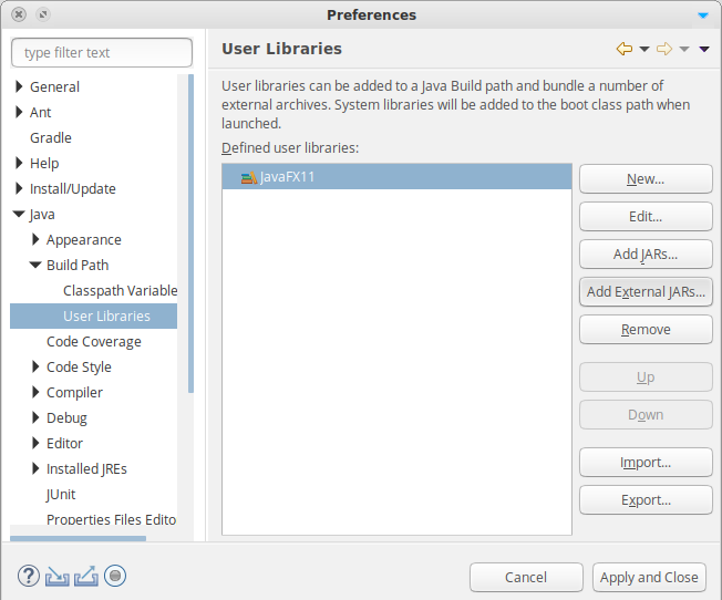Pasos simples para agregar el runtime de JavaFX a Eclipse ~ Naido Programs