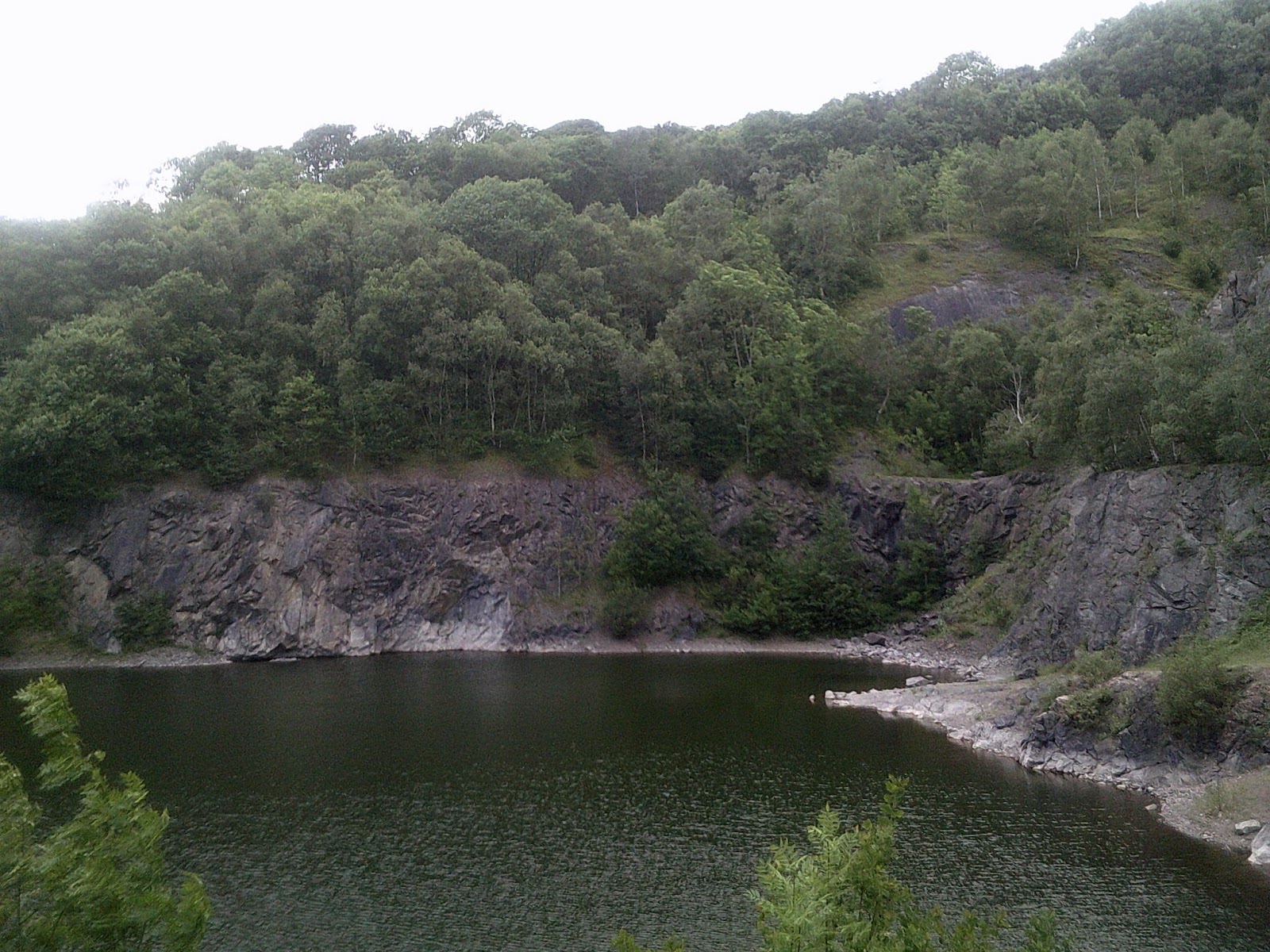 wigton physics: Gullet Quarry in the Malverns