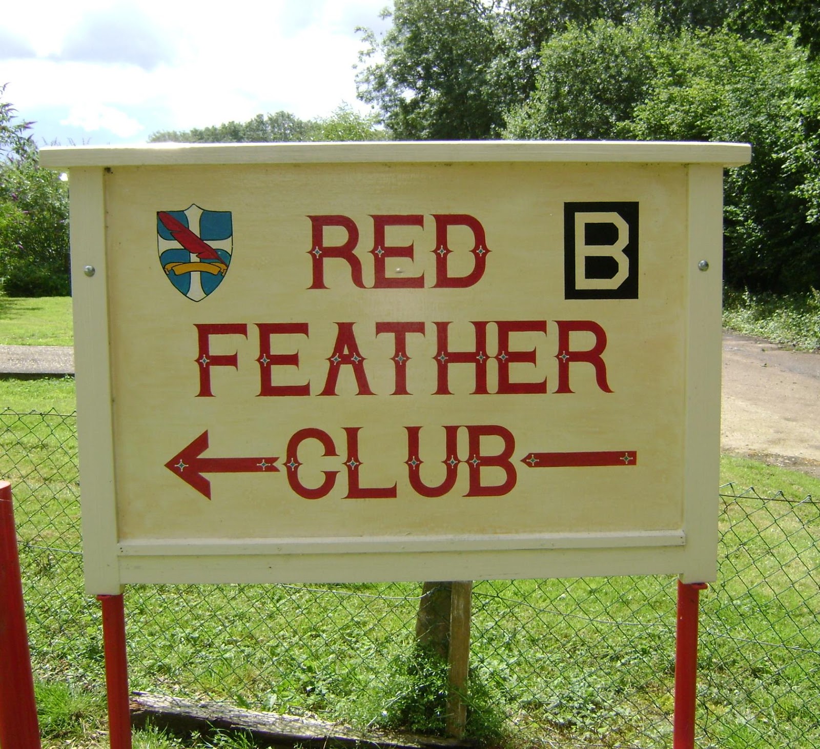American Memorials in Norfolk & Suffolk: Horham: Red Feather Club