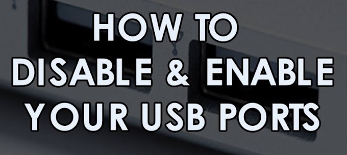 How To: Disable and Enable USB Ports