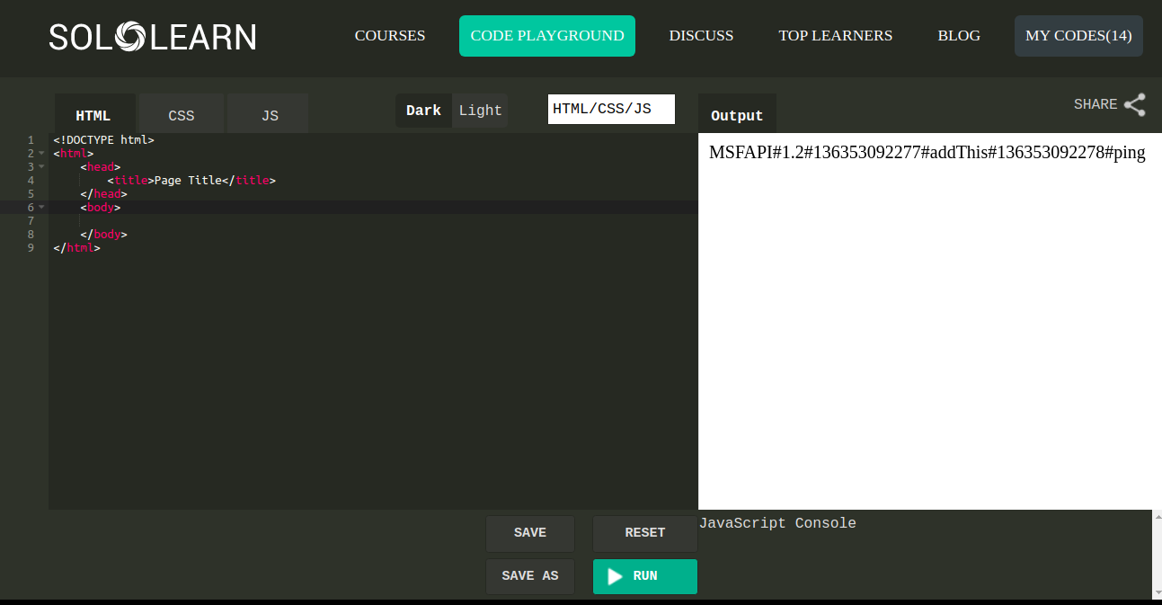 Como usar el editor de código de Sololearn