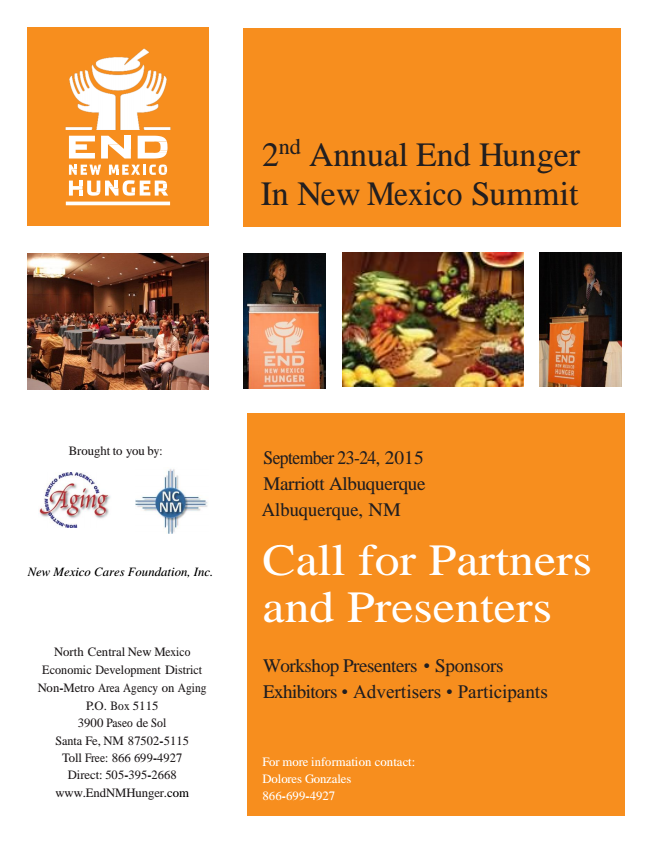 Bread New Mexico Blog: Second Annual End Hunger in New Mexico Summit ...