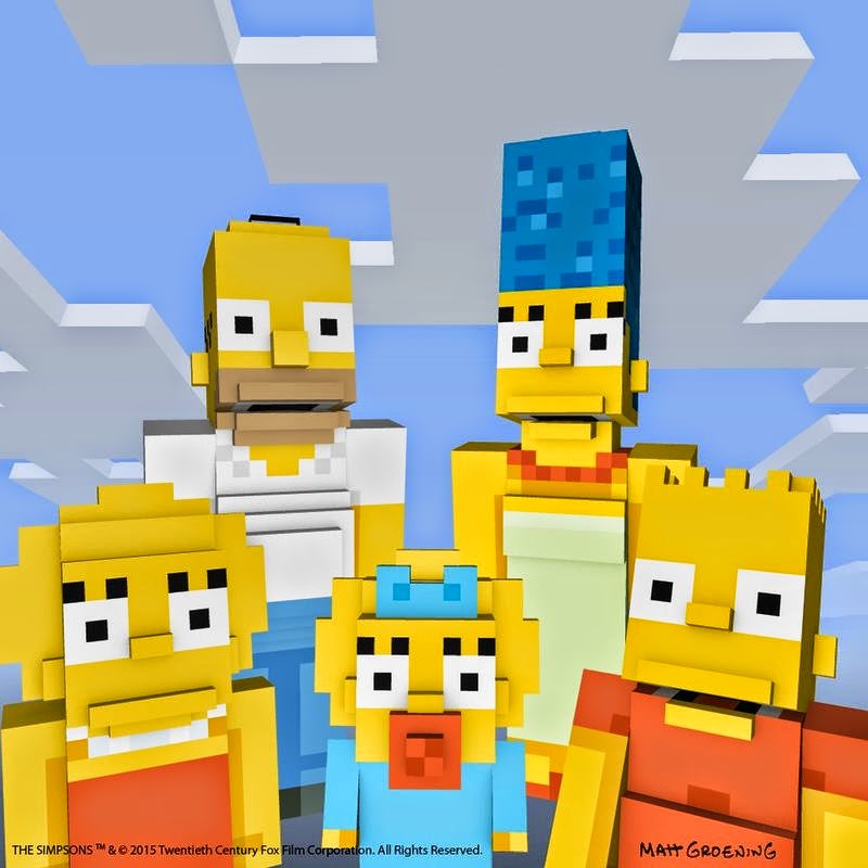 The Gamers Talk: Minecraft + Simpsons = Awesome