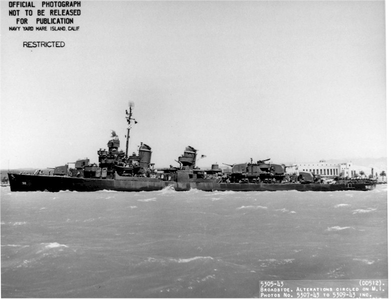 Naval Warfare: USS Spence (DD-512)
