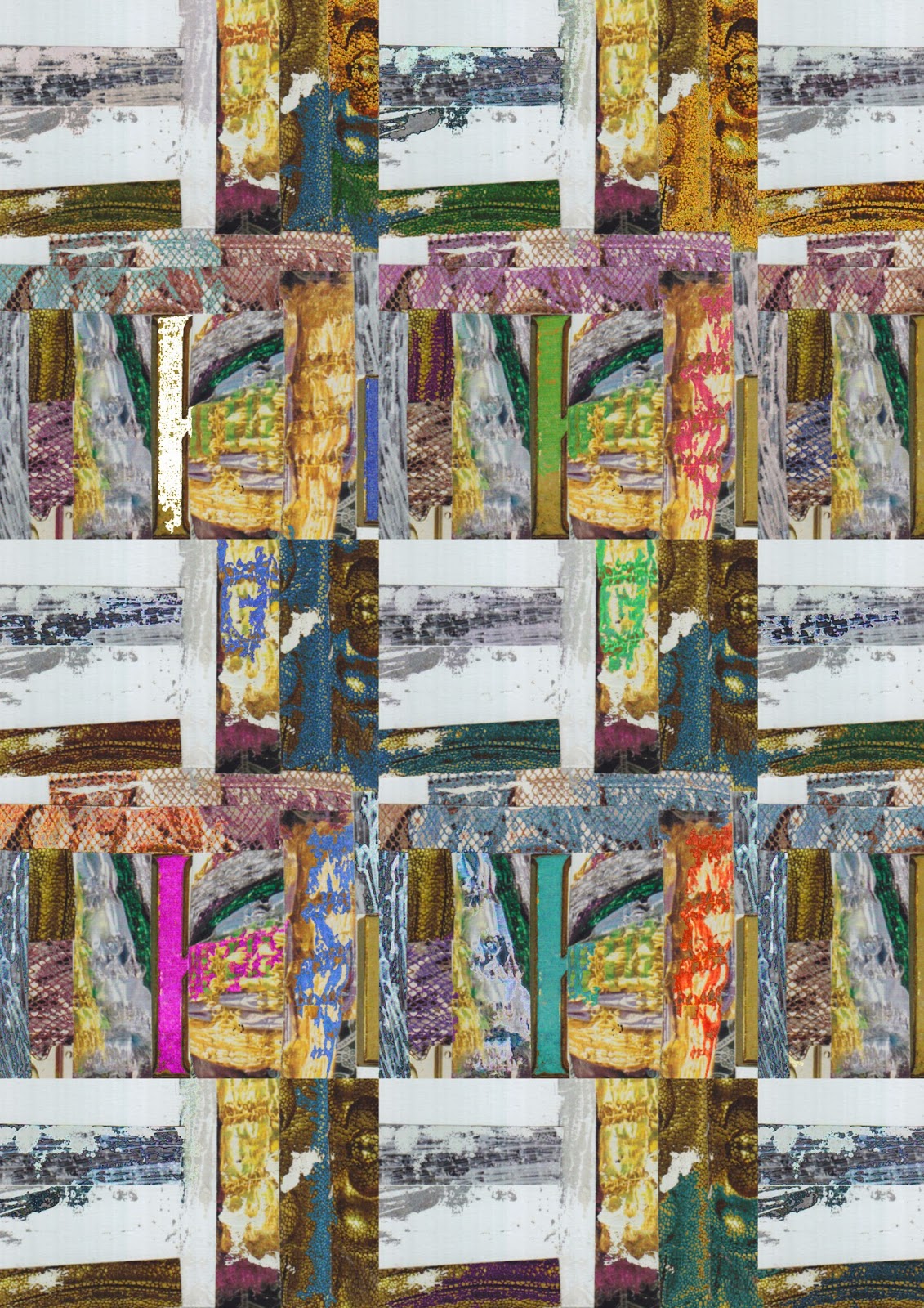 A Splash Of Colour : Textiles Experimentation Samples