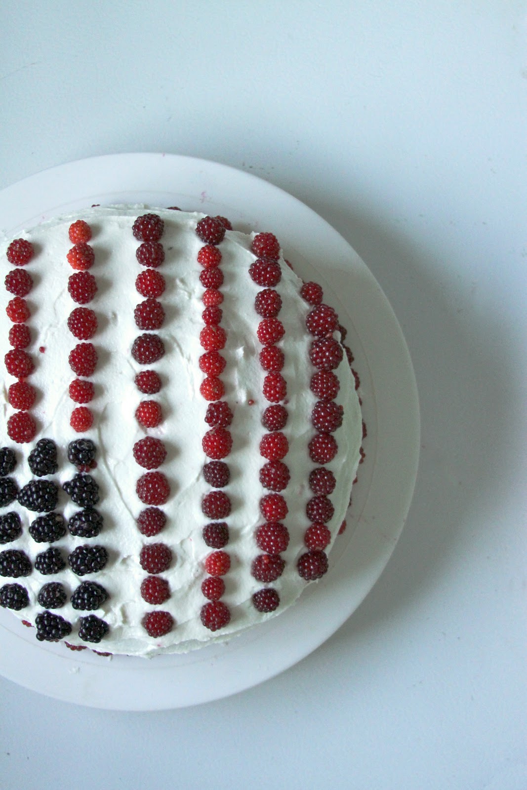 Sweet-E: Vegan Flag Cake - The Ups and the Downs