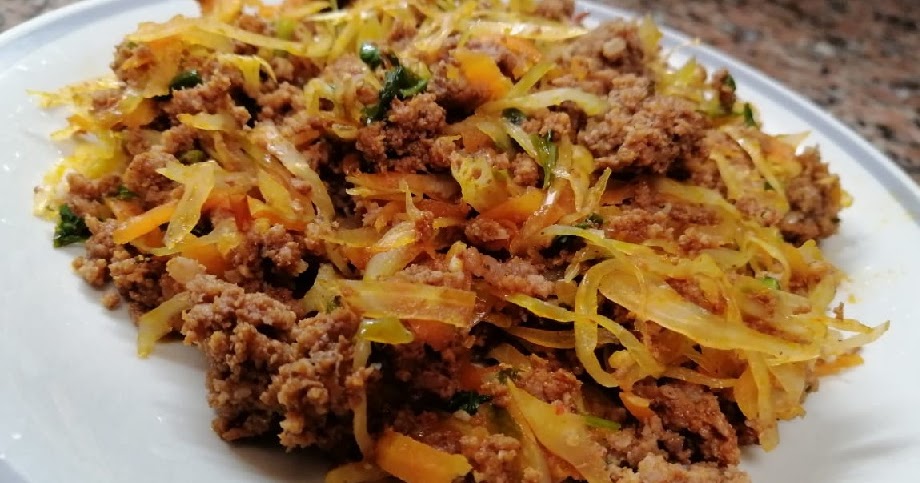 Recetas de mi tierra: Revuelto de repollo con carne, una sencilla ...