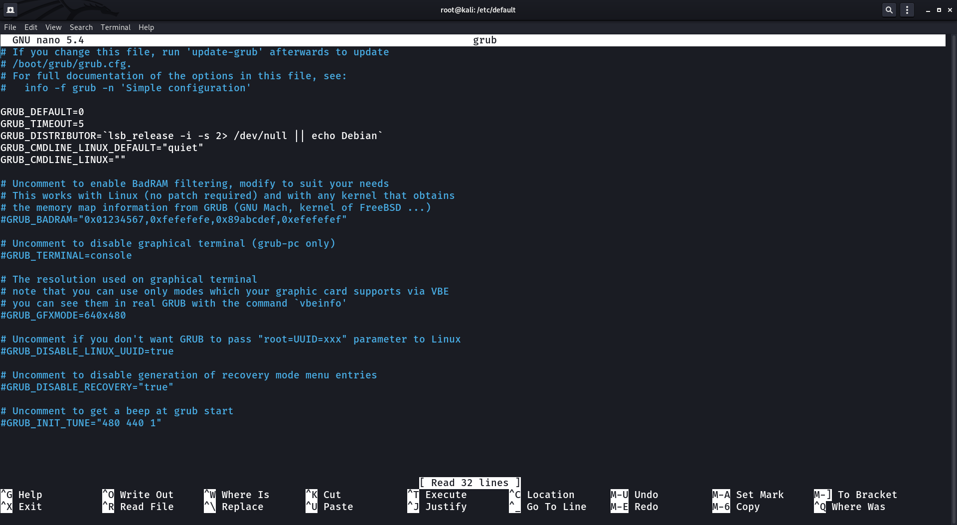 Update Grub Boot Loader using Kali Linux 2021.1 in dual boot mode and ...