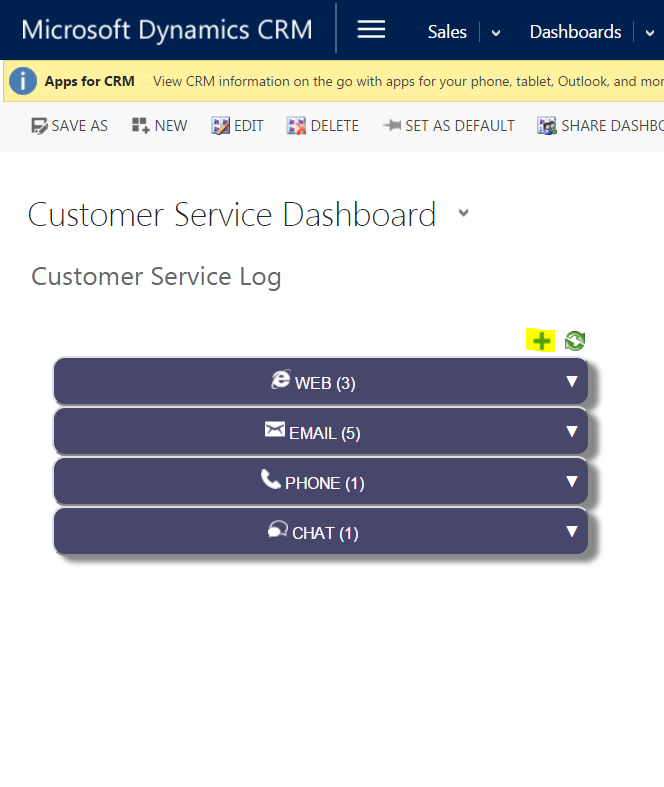 Arpit's Dynamics 365 Blog: Customer Service Dashboard in CRM 2015 using ...