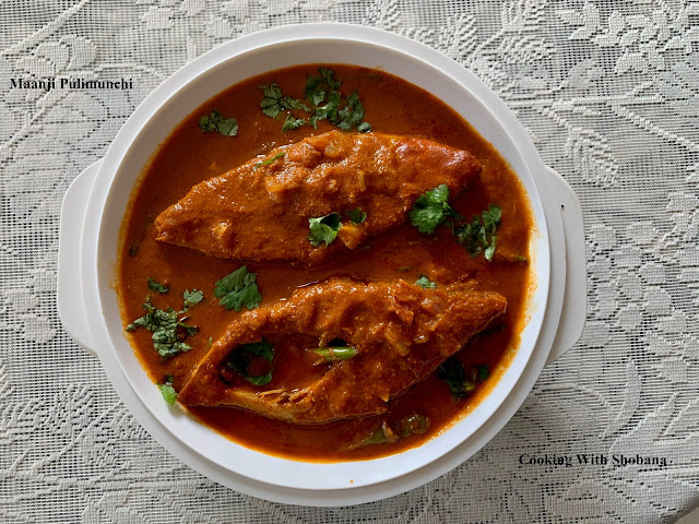 Cooking With Shobana : MAANJI PULIMUNCHI