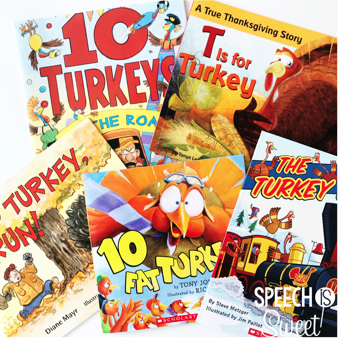 Turkey Books for Speech Therapy - Speech is Sweet