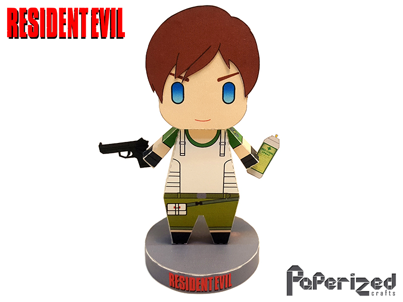 Resident Evil 2: Leon S. Kennedy Paperized | Paperized Crafts