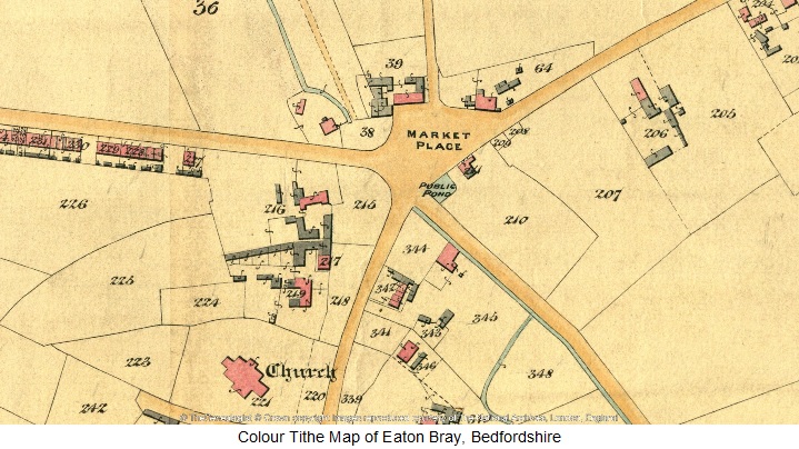 The GENES Blog: Bedfordshire colour tithe maps added to TheGenealogist