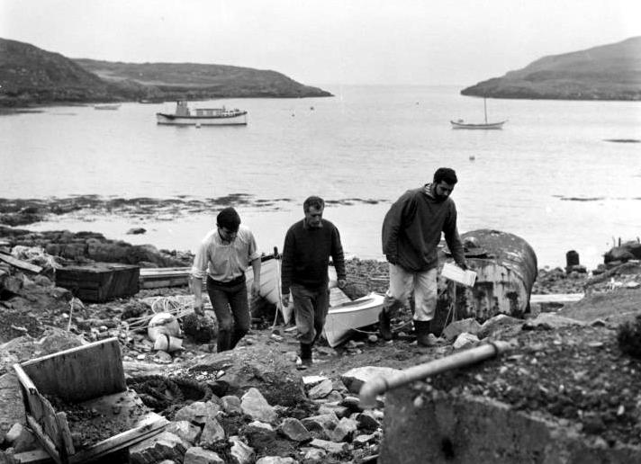 Tour Scotland: Old Photograph Fishermen Out Skerries Shetland Islands ...